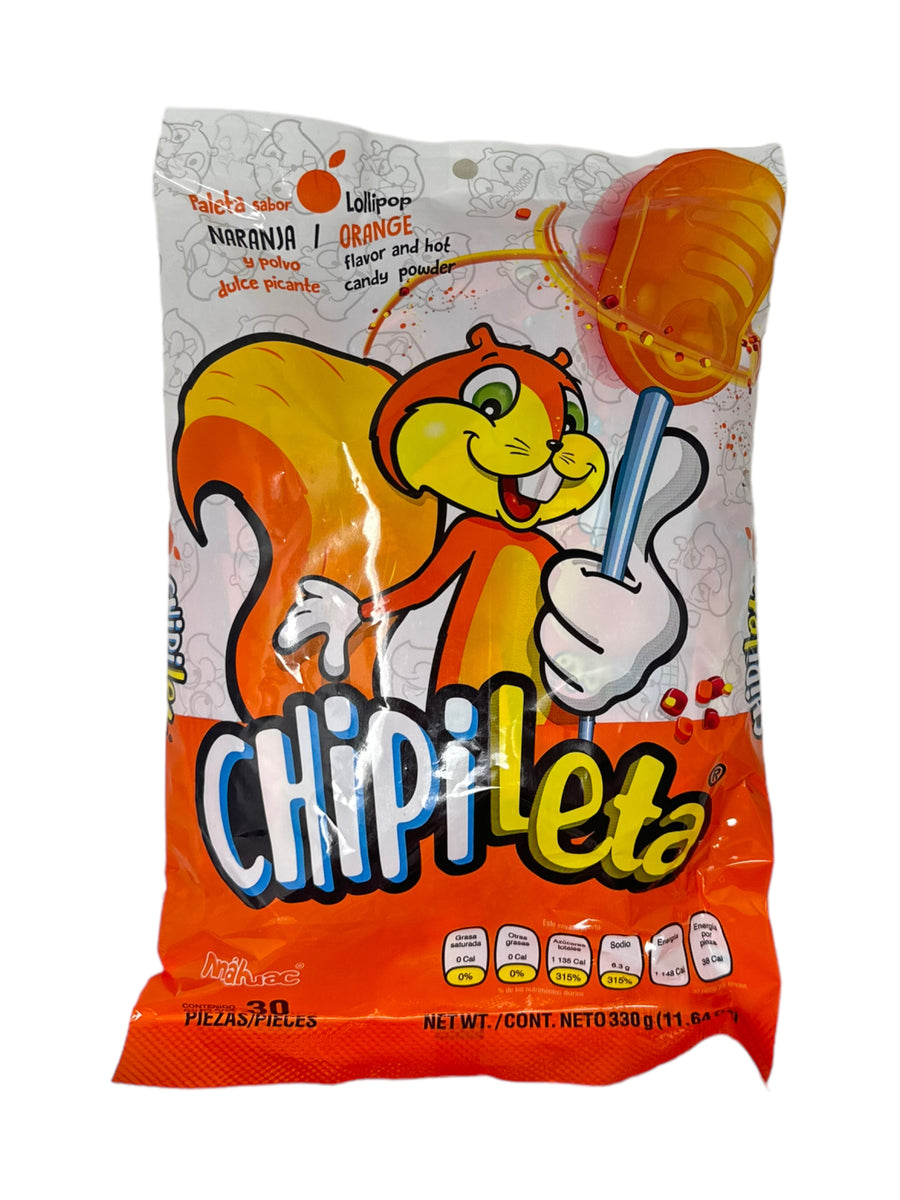 Chipileta Naranja / Orange Lolliipops – Sandy’s Imports