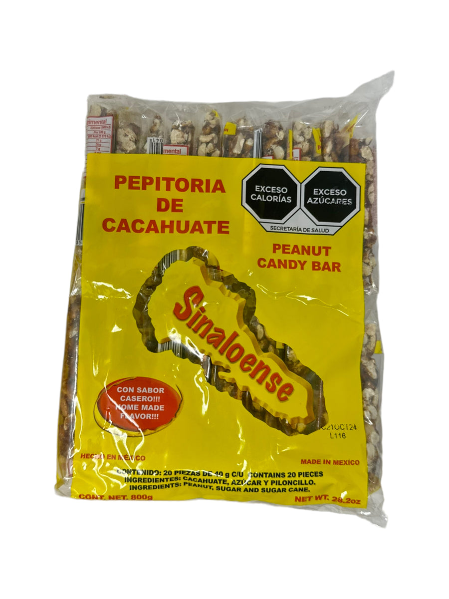 Sinaloense Pepitoria de Cacahuate / Peanut Candy Bar – Sandy’s Imports