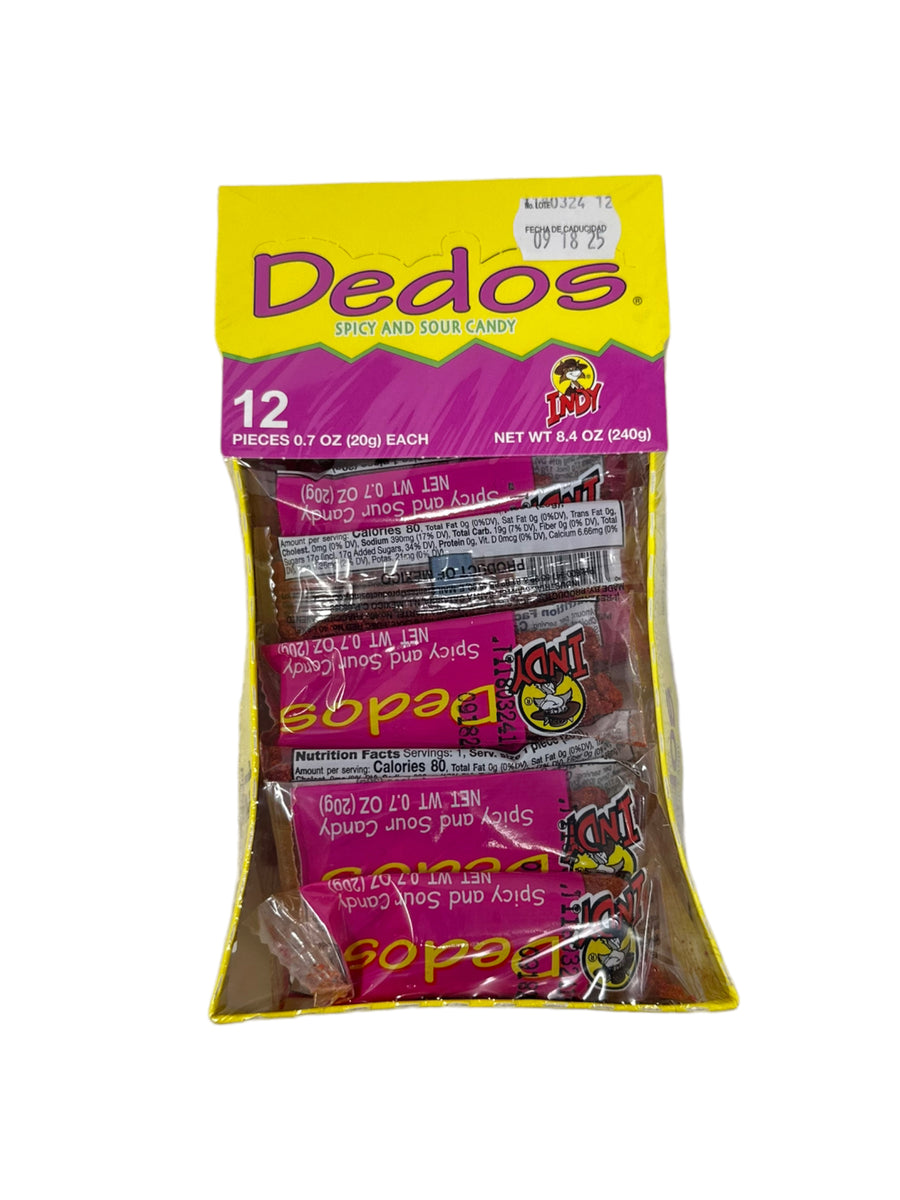 Dedos/ Fingers Spicy And Sour Candy – Sandy’s Imports