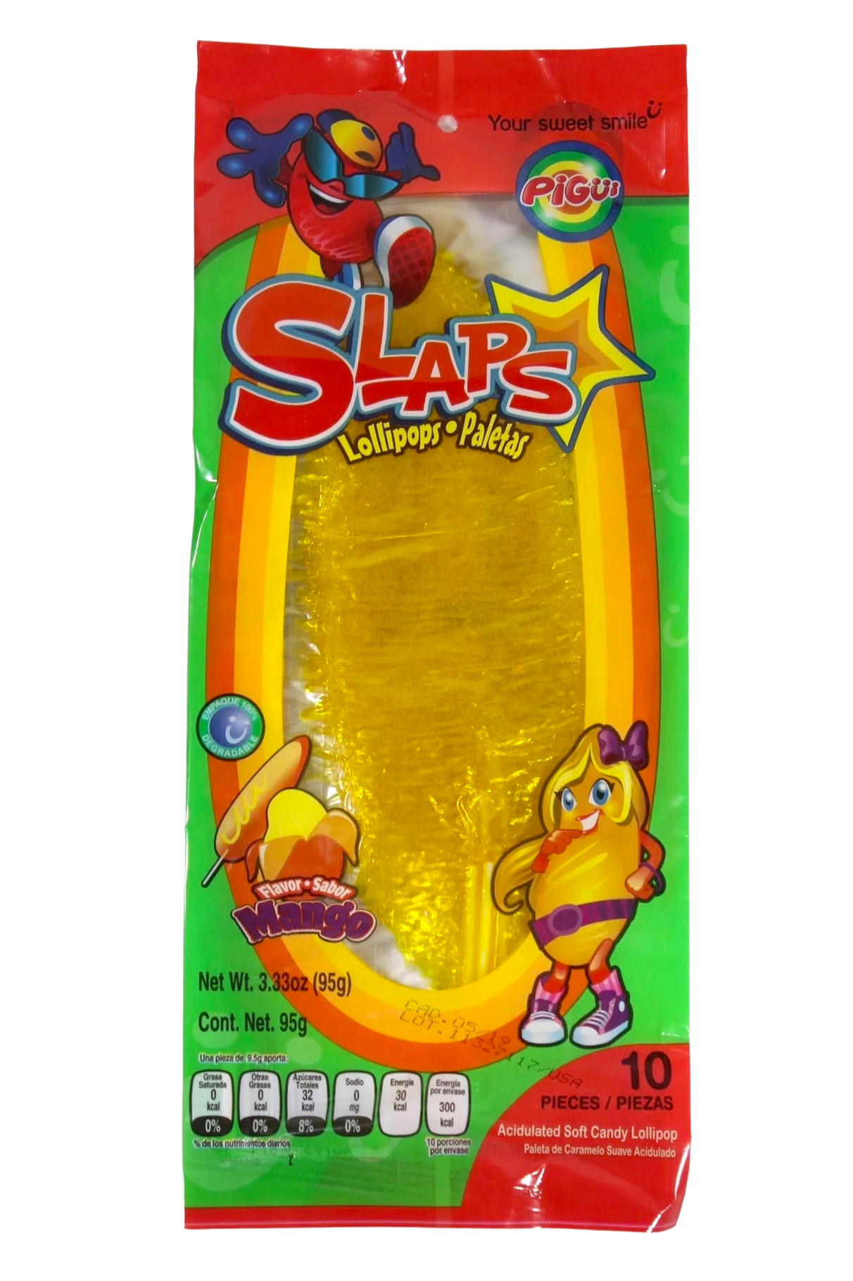 Pigui Slaps Candy Cachetadas 10 Count — Sandy’s Imports