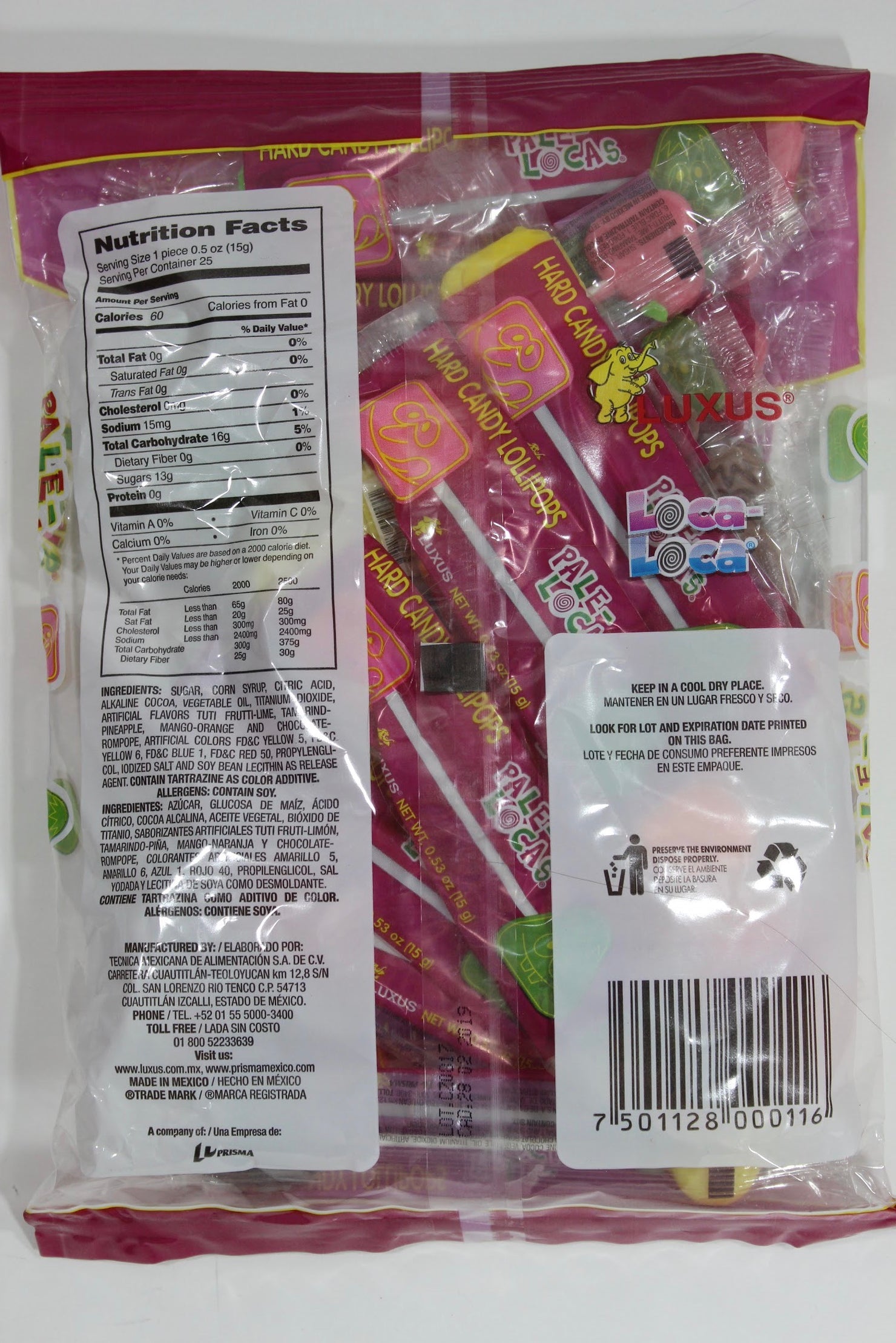 Luxus PaleLocas Lollipops — Sandy’s Imports